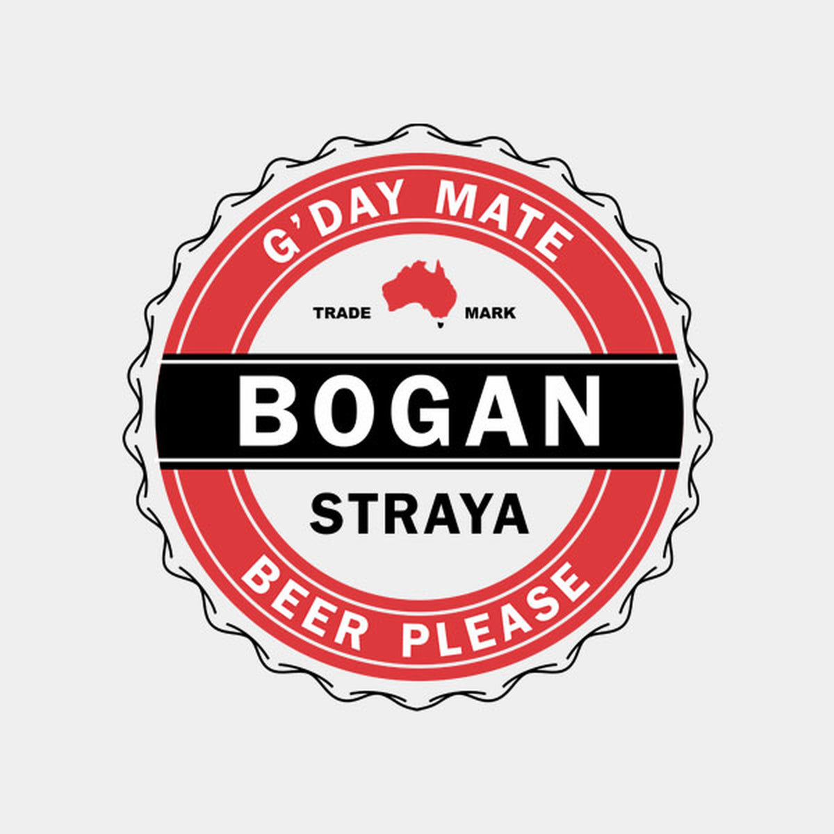 Bogan logo - Funny T-shirt – PRINTO