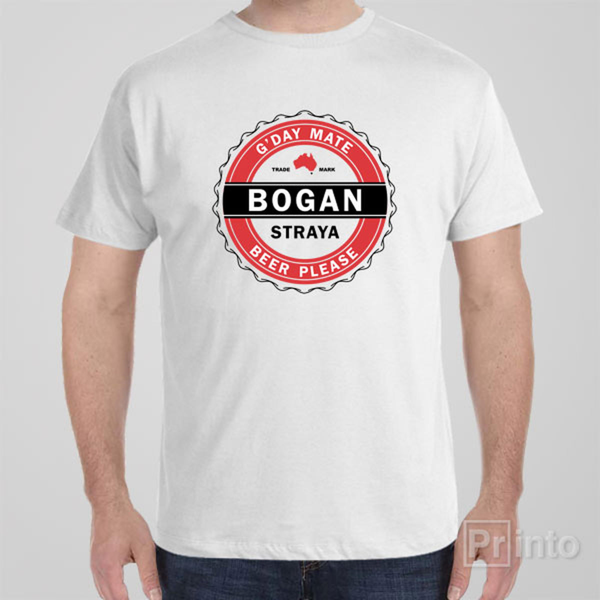 Bogan logo - Funny T-shirt – PRINTO